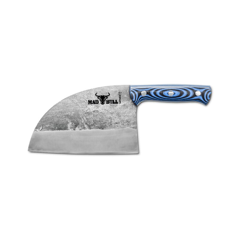 Samura MADBULL Chopper with blue handle, 18 cm
